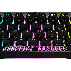 MUMUJJ K65 RGB Mini 60% Mechanical Gaming Keyboard, Adjustable RGB Lighting Single Keys, Mechanical Speed Keys, Hyper-Processing Technology Black