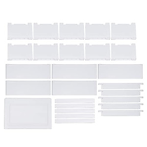 Drawer Chest, Plastic 5-Drawers Dresser Storage Cabinet With Lock, Closet Drawers Tall Vertical Storage Organizer With Wheels For Bedrooms, Living Rooms, Studies, Beauty Stores(Type9 With Lock)