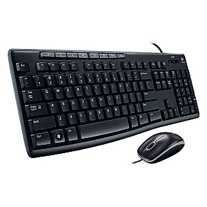 Logitech Media Combo MK200 Full-Size Keyboard and High-Definition Optical Mouse (920-002714)