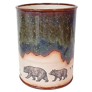 Bear Country Wastebasket