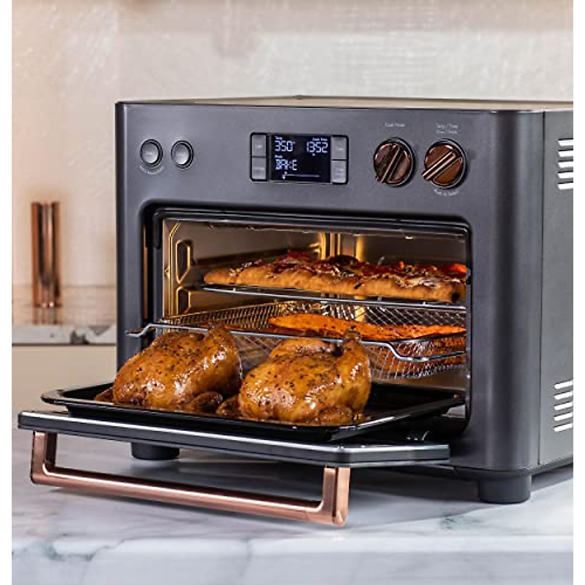 Cafe Couture Oven with Air Fry, 14 Cooking modes in 1 including Crisp Finish, Wifi, Matte Black
