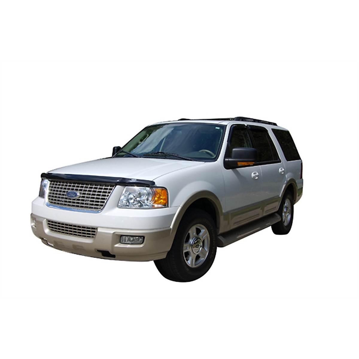 Auto Ventshade [AVS] Hoodflector | Low Profile, Smoke Color | 21323 | Fits 2003 - 2006 Ford Expedition