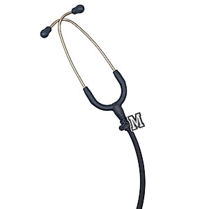 Stethoscope Charms - letter white M - Medical Gift