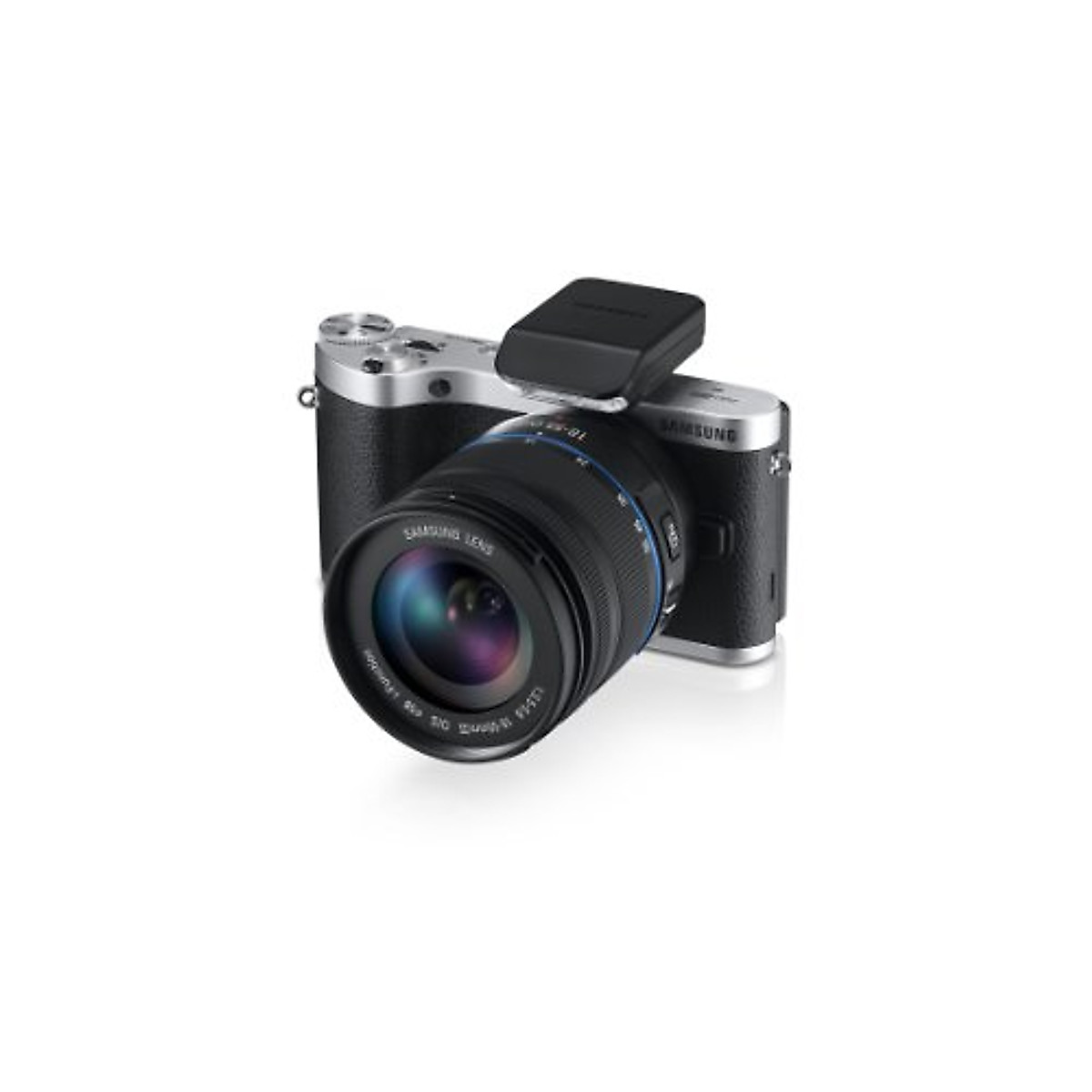 Samsung NX EV-NX300ZBSTUS Wireless SMART Digital Camera 20.3MP Compact System Camera with 3.3-Inch AMOLED- with 18-55mm OIS Lens (Black)