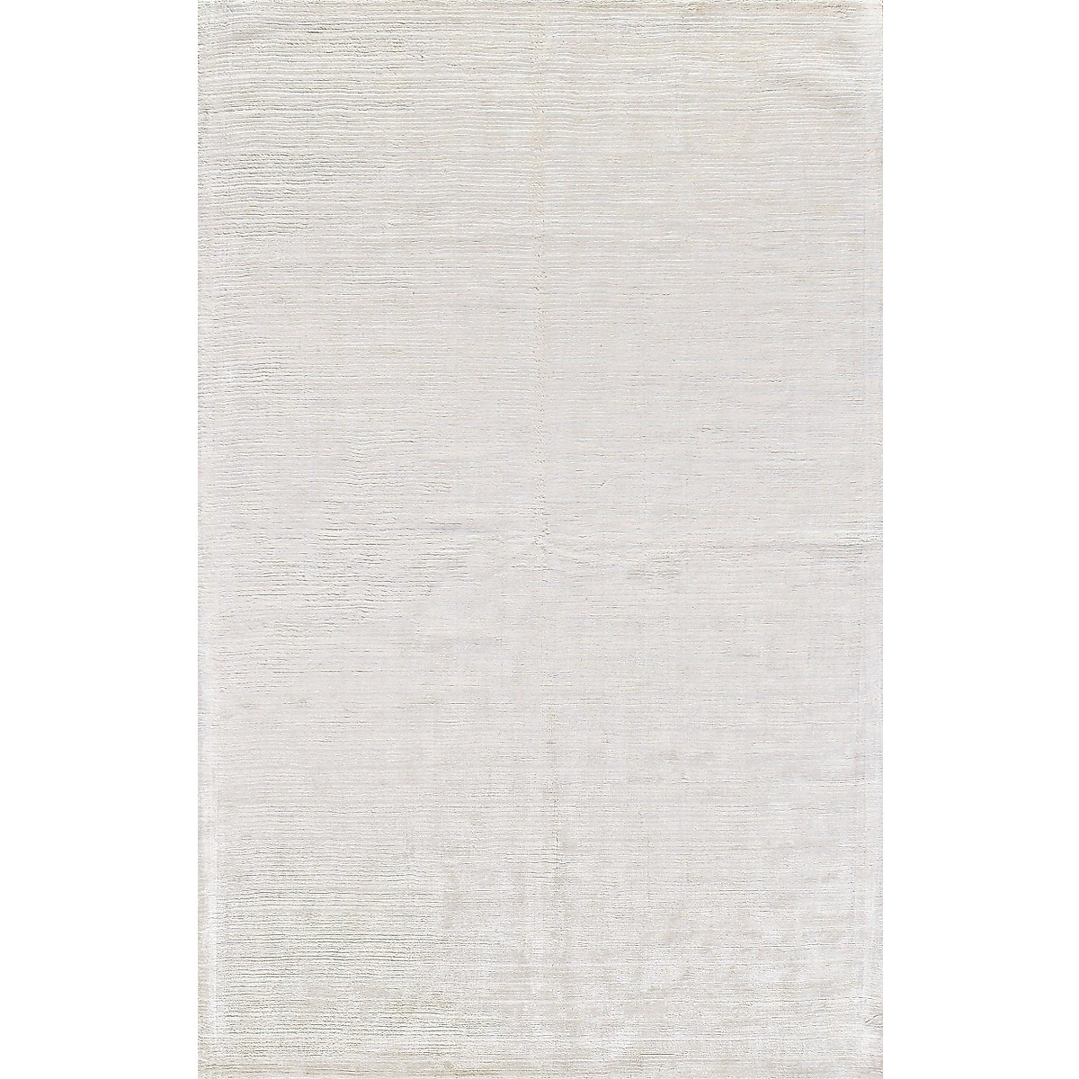 Bashian Radiance Collection WZ Hand loomed 100% Viscose Area Rug, 5.6' x 8.6', White