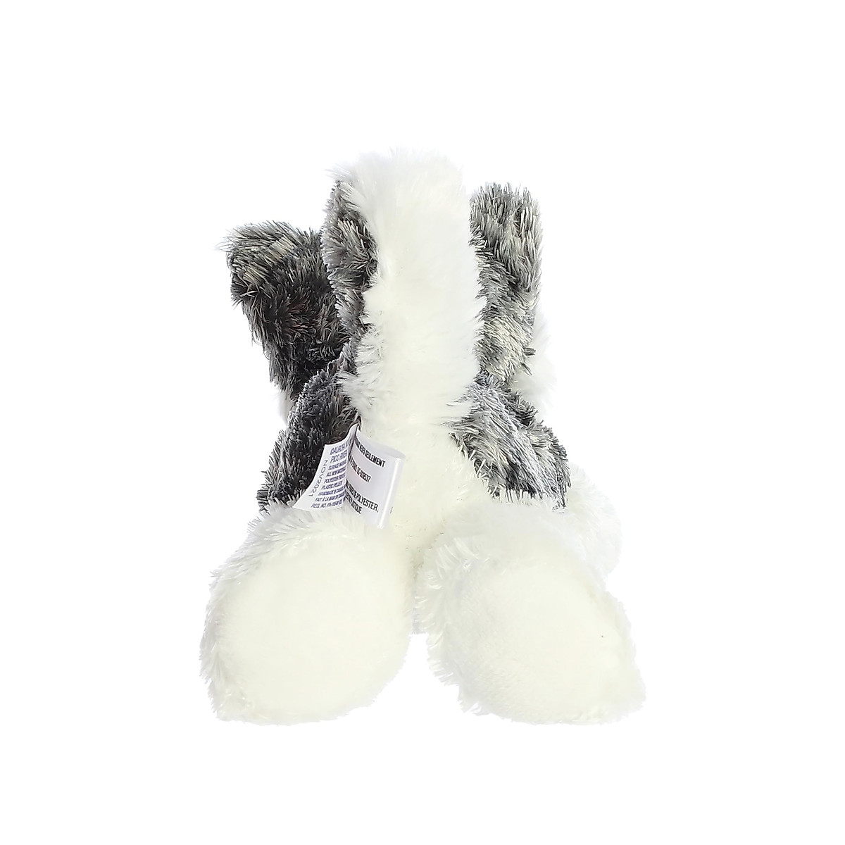 Aurora® Adorable Mini Flopsie™ Mush™ Stuffed Animal - Playful Ease - Timeless Companions - Gray 8 Inches