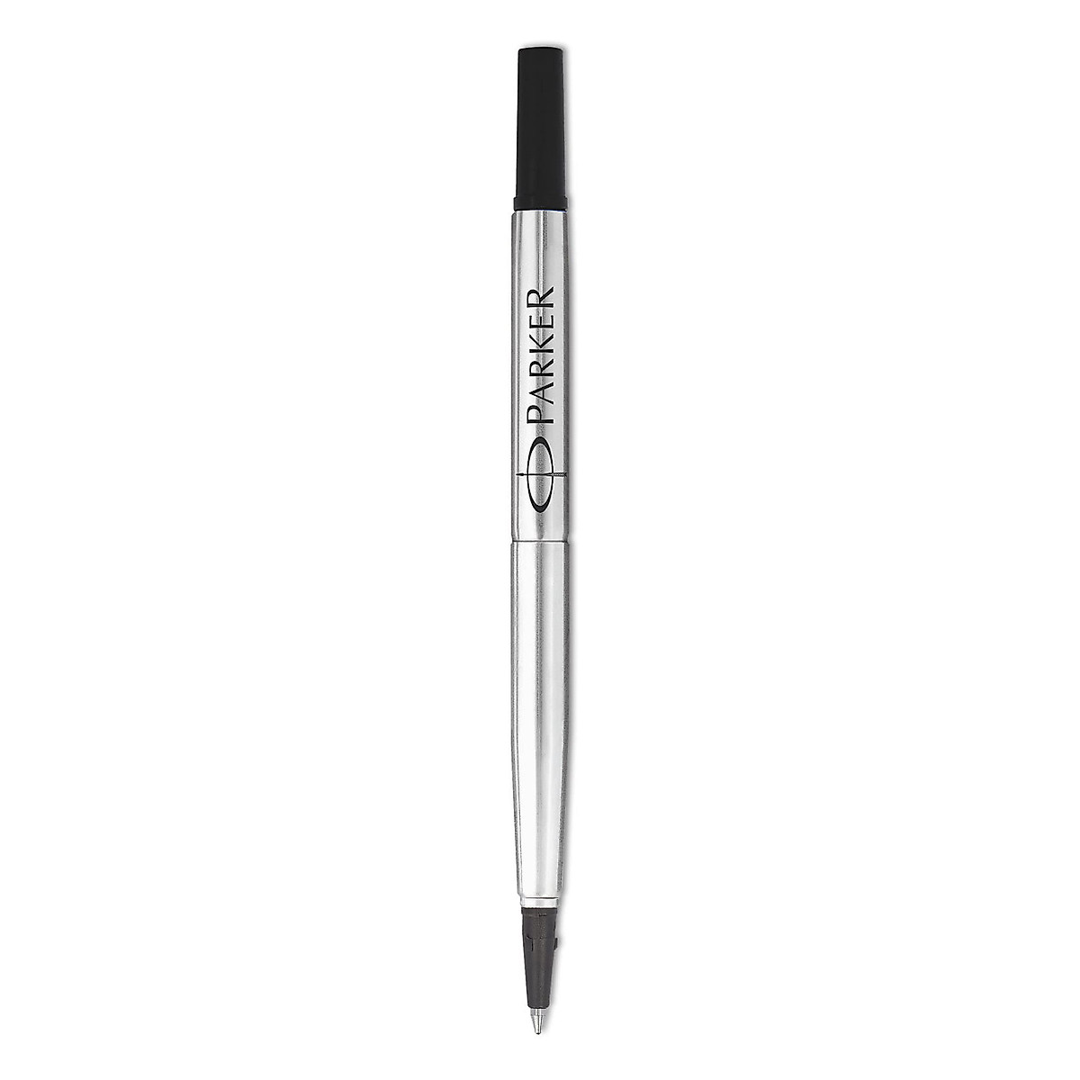 Parker QUINK Rollerball Pen Ink Refill, Medium, Black