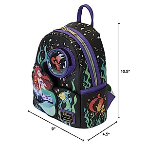 Loungefly Disney The Little Mermaid 35th Anniversary Life is the Bubbles Mini Backpack