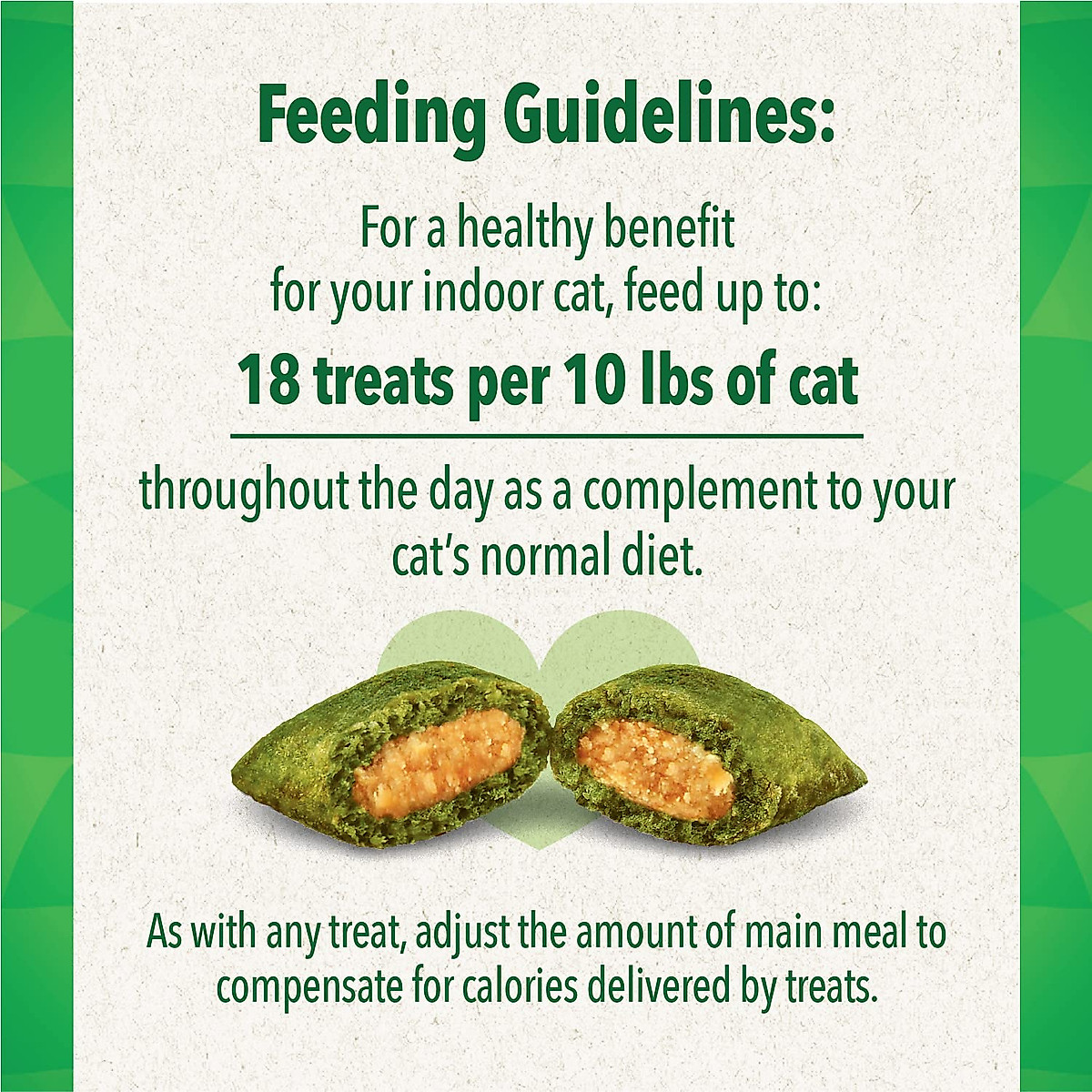 FELINE GREENIES SMARTBITES HEALTHY INDOOR Natural Treats for Cats, Chicken Flavor, 4.6 oz. Pouch