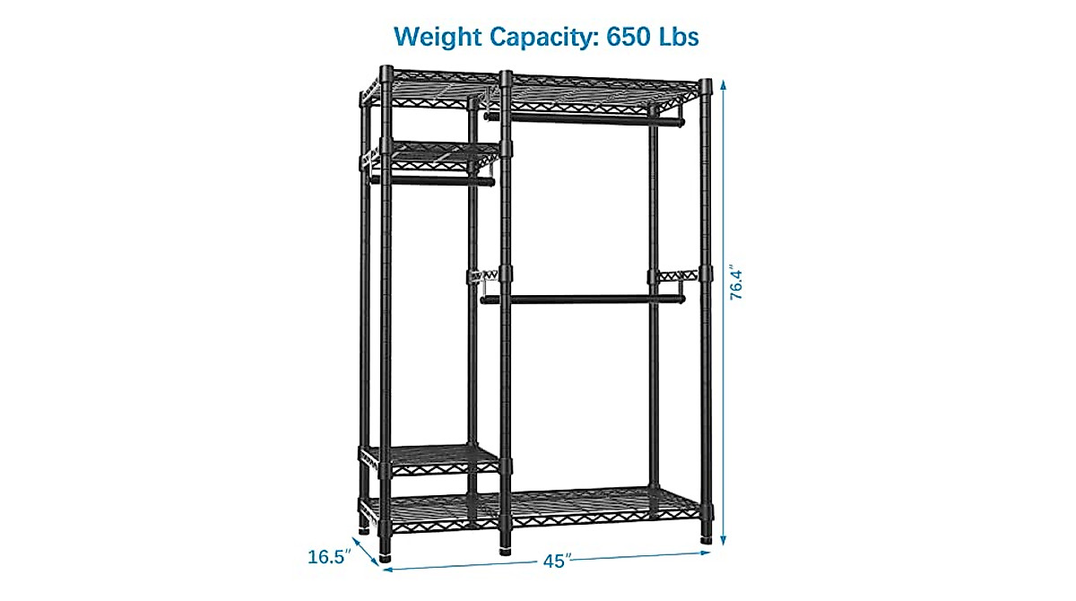 VIPEK V2S Heavy Duty Clothes Rack - 650LBS Capacity