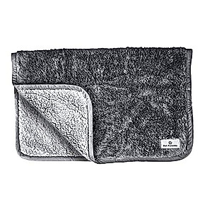 Pet Parents Pawtect Blanket, Premium Waterproof Cat & Dog Blanket with WickQuick & Sherpup Technology, Puppy Blanket, Waterproof Dog Blanket, Blankets for Dogs, Cat Blanket Slate 32x40