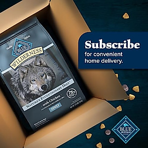 Blue Buffalo Wilderness Adult High-Protein Dry Dog Food Wholesome Grains Natural Ingredients