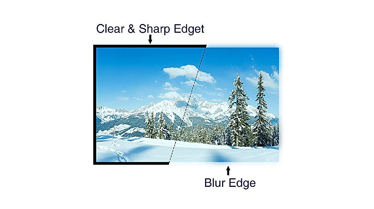 Enhance Projector Image: Black Felt Tape Border 2in x 40ft