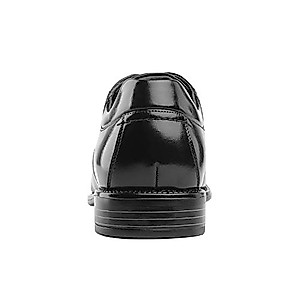 Bruno Marc Men's Black Square Toe Classic Business Dress Shoes Goldman-01-9.5 M US