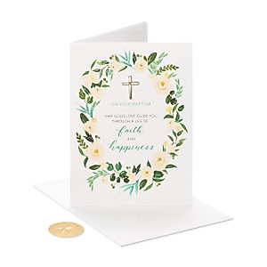 Papyrus Baptism Card (Faith and Happiness)