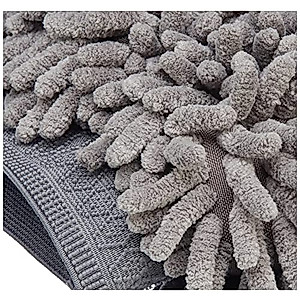 Amazon Basics Deluxe Microfiber Car Wash Drying Mitts, 2 Pack, Gray, 10.44" L x 9.06" W