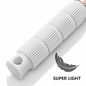 Aozzy Round Brush Set with Boar Bristle Curved Vented Hairbrush for Styling, Drying, and Healthier, Shinier Hair