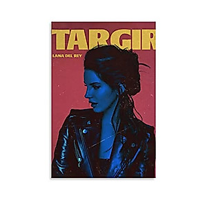 FEILEI Lana Del Rey Singer Vintage Art Poster HD Canvas Prints Wall Art Room Aesthetics Decor 12x18inch(30x45cm)