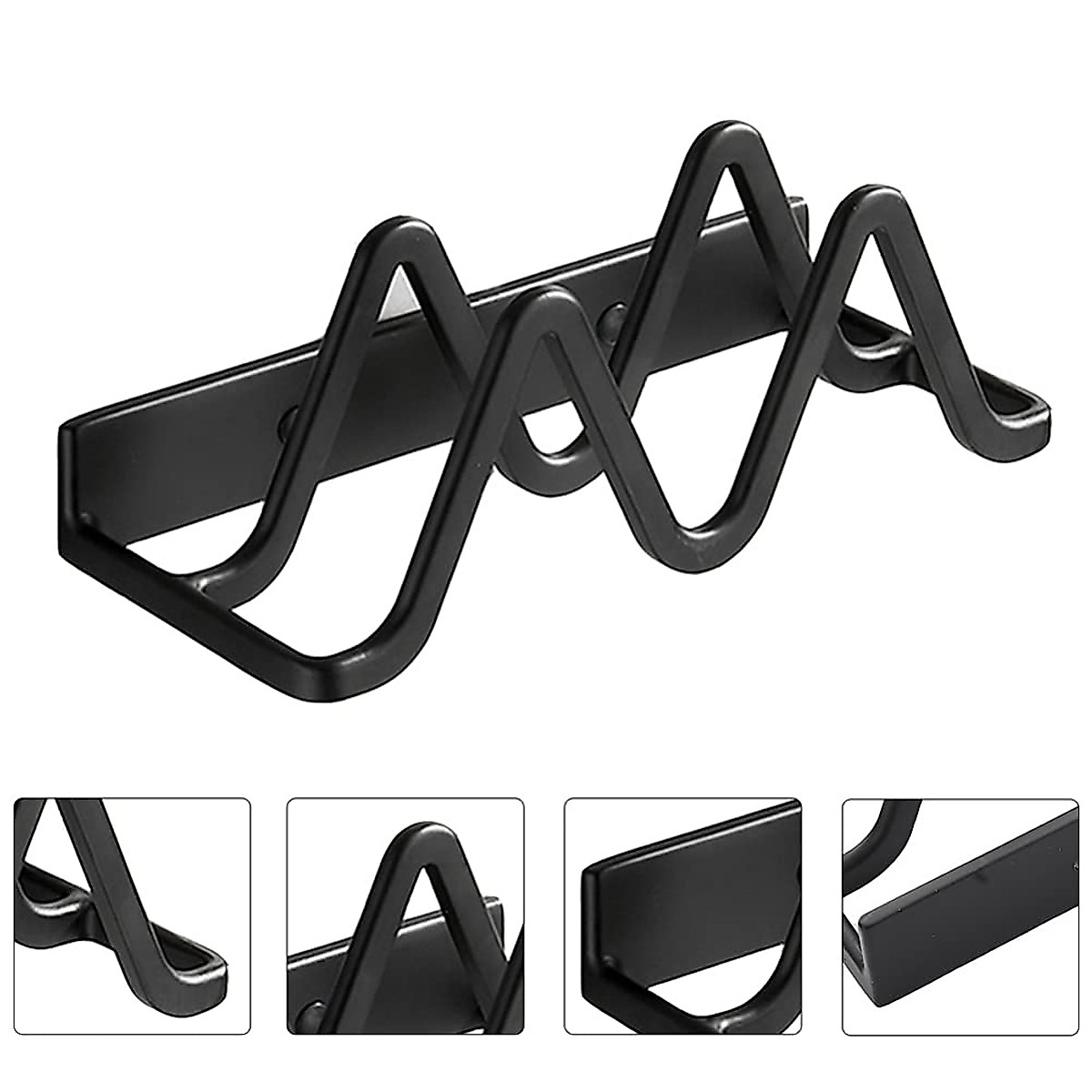 Cabilock Pot Lid Rack Wall Mounted Adhesive Pan Pot Cover Storage Rack Shelf Chopping Board Holder Drain Rack for Kitchen Home