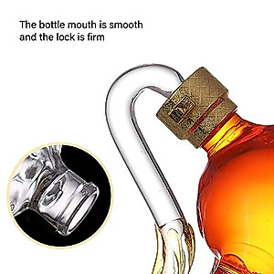 Dog Whiskey Decanter,Glass Zodiac Animal Wine Decanter,1000ml Liquor Decanter For Whiskey Scotch RumTequila