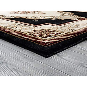 United Weavers of America Bristol Fallon Black Area Rug, 5'3" x 7'6"