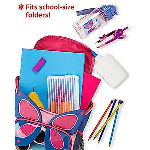 Skip Hop Big Kid Backpack, Zoo Kindergarten Ages 3-4, Butterfly
