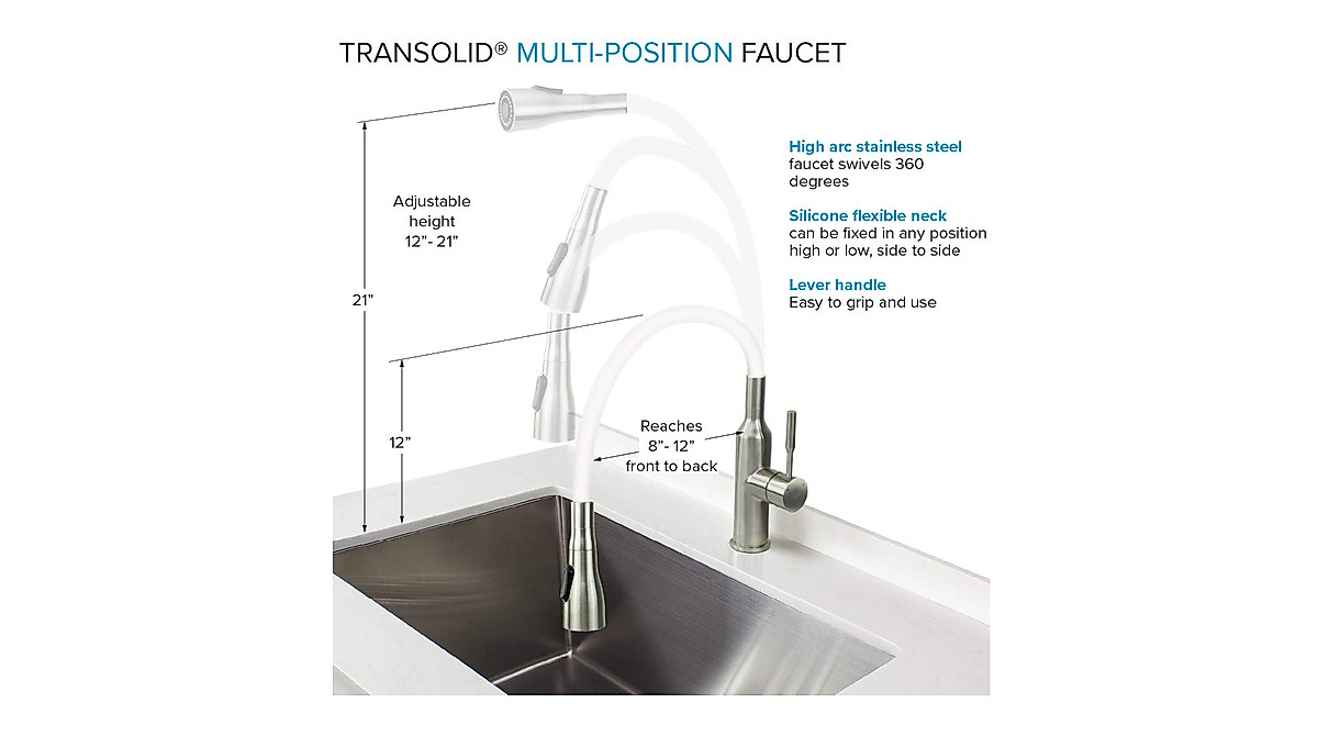 Transolid All-in-One Laundry Sink Kit - Easy Installation