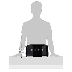 Smeg 4-Slice Toaster Black