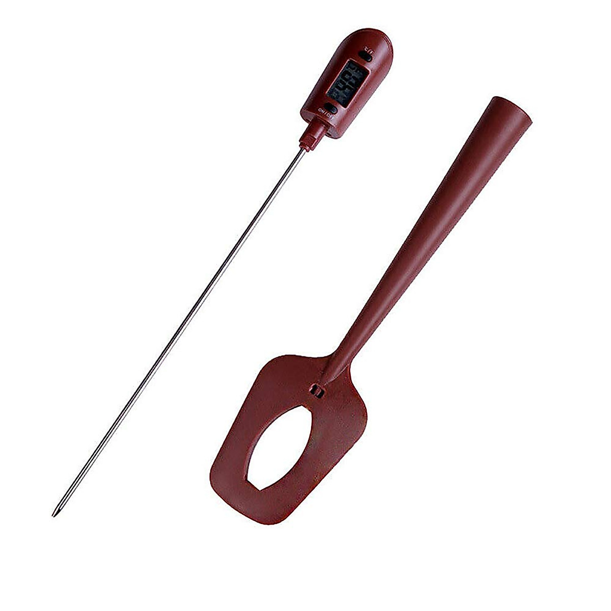 Silicon Candy Thermometer Digital Spatula Thermometer Professional Durable deep Frying Instant Read Temperature Reader and Stirrer for Kitchen Cooking,Baking BBQ, Candy,Chocolate,Sauce, Jam