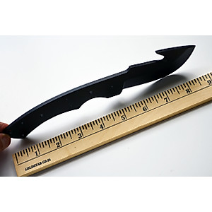 Whole Earth Supply 1095 High Carbon Steel Guthook Knife Blank Blade Hunting Skinning Skinner 1095HC Black Powder Coated