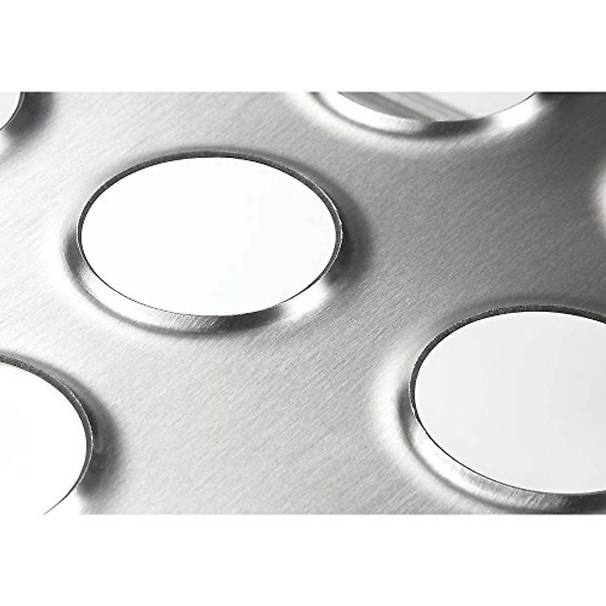 Outset QS83 Chicken Leg and Jalapeño Roaster with Collapsible Legs, Stainless Steel 7.75 x 11.5 x 3