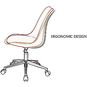 MayNuo Chair Computer Chair Lift Swivel Chair Home Office Chair Small Game Chair Small Swivel Chair Student Chair Desk and Chair/Yellow