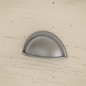 Bush Furniture Fairview 60W L Shaped Desk and Storage Cabinet with Drawer in Antique White and Tea Maple