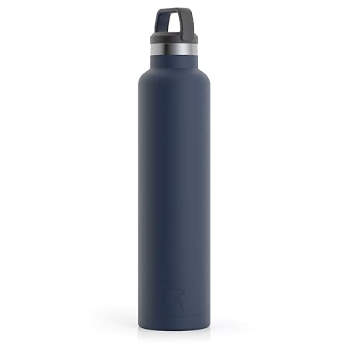 RTIC 26 oz Vacuum Insulated Water Bottle, Stainless Steel Metal, Double Wall, BPA Free, for Hot and Cold Drinks, Navy