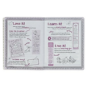 ESV Holy Bible, My Creative Bible For Girls, Softcover w/Ribbon Marker, Illustrated Coloring, Journaling and Devotional Bible, English Standard Version, Pink (ESV Creative Editions Girls)