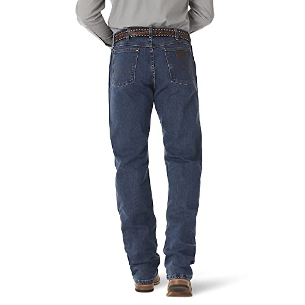 Wrangler Premium Performance Cowboy Cut Comfort Wicking Regular Fit Jean, Vintage Stone, 40X32