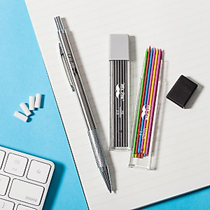 Mr. Pen- Mechanical Pencil, Metal, 2mm, Drafting Pencil, Metal Mechanical Pencils, Drawing Mechanical Pencils, Lead Holder, 2mm Mechanical Pencil, Mechanical Drawing Pencils, Thick Mechanical Pencil