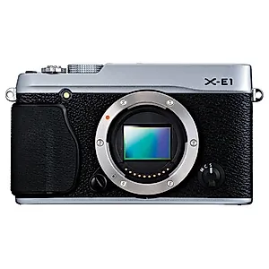 Fujifilm X-E1 16.3 MP Compact System Digital Camera with 2.8-Inch LCD - Body Only (Silver)