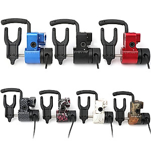 AMEYXGS Drop Away Arrow Rest for Compound Bow Right/Left Hand Compound Bow Arrow Rest with Locking Structure (Right Hand, RED)