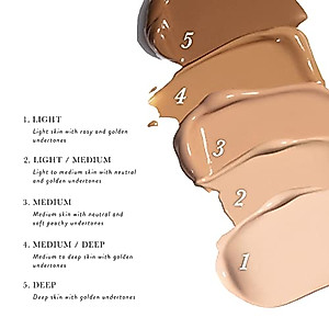 LAURA GELLER NEW YORK Quench-n-Tint Hydrating Foundation - Light - Sheer to Light Buildable Coverage - Natural Glow Finish - Lightweight Formula with Hyaluronic Acid