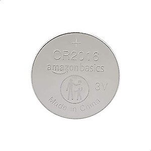 Amazon Basics 4-Pack CR2016 Lithium Coin Cell Battery, 3 Volt, Long Lasting Power, Mercury-Free