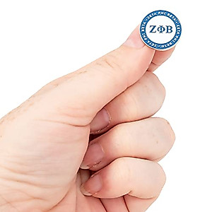 Zeta Phi Beta Lapel Pin Enamel Sorority Greek Letter Formal Wear Blazer Jacket (Lapel Pin - Design F)