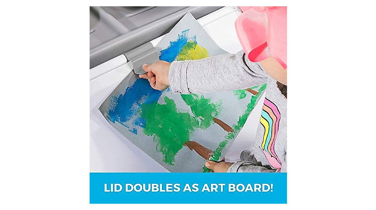Step2 2-in-1 Toy Box: Fun Storage & Art Space