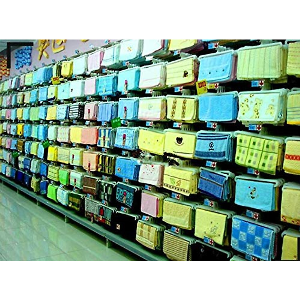 WellieSTR (Pack of 50 Plastic Hangers,Towel/Scarf/Legging Hangers, 16.5cm/6.5" - Black