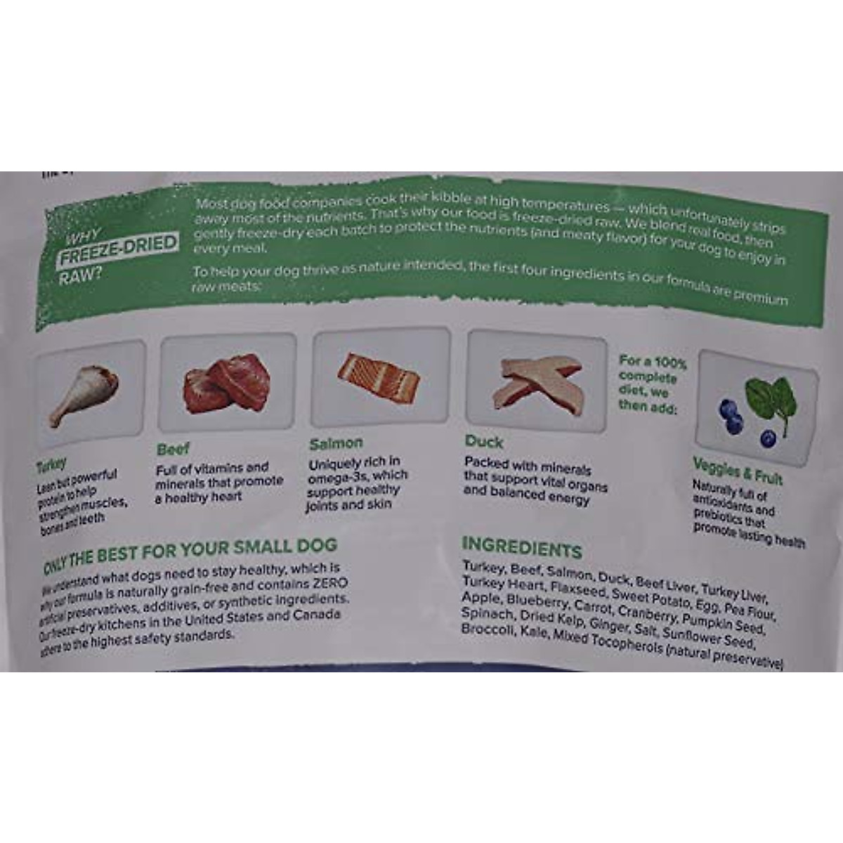 Dr. Marty Nature's Blend Freeze Dried Raw Dog Food, 6 oz