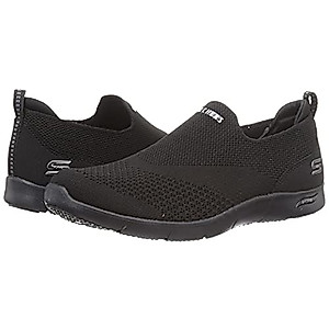Skechers Women's ARCH FIT REFINE-DON'T GO Sneaker, Black/black, 8