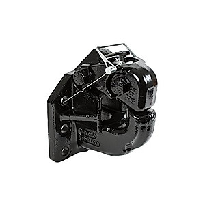 Buyers Products PH50 50 Ton Capacity 6-Hole Mount Air Compensated Pintle Hook, Black