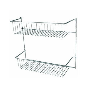 Wire Wall Rack2-Tier Wht