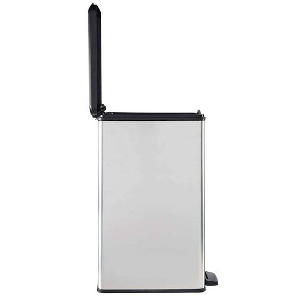 CURVER Deco Slim Rubbish bin, 40 l, Silver