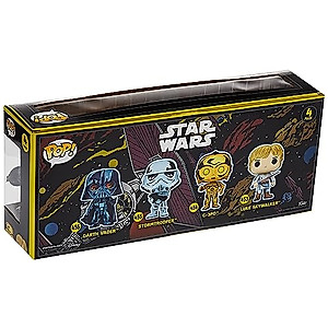 Funko POP! Star Wars Retro Series Darth Vader/Stormtrooper/C-3PO / Luke Skywalker 4 Pack